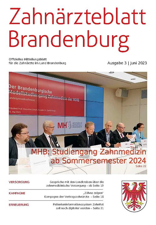 Zahnärzteblatt Brandenburg | Startseite